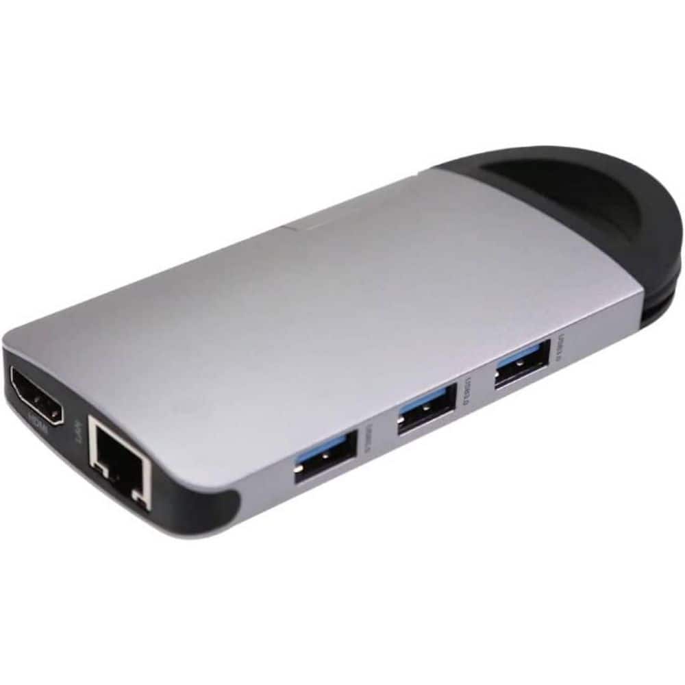 Yichuhaoxi USB-C Hub with 3 USB 3.0 Ports, Dual Monitor Laptop Docking Station, 4K HDMI, USB-C ...