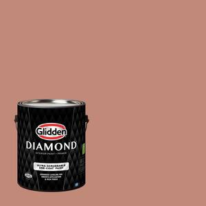 Glidden Diamond 1 gal. PPG1066-5 Copper Trail Flat Interior Paint with ...