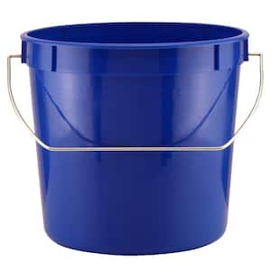 United Solutions 2.5-qt. Plastic Pail with Metal Handle in Blue PN0126 ...