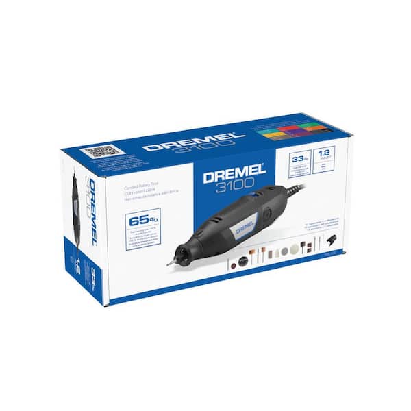 Dremel 3100 1.2 Amp Variable Speed Rotary Tool Kit with 15 Accessories ...