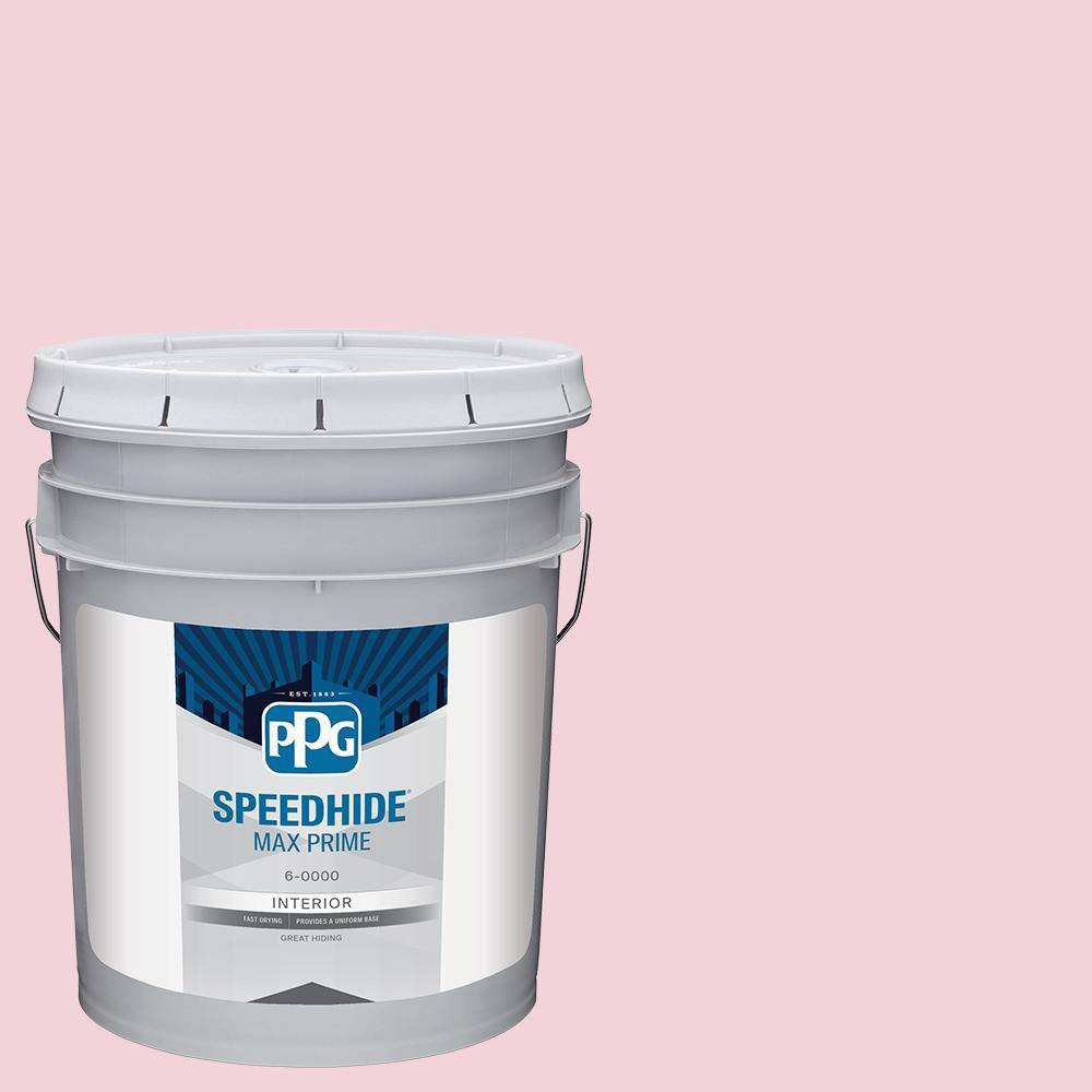 SPEEDHIDE MaxPrime 5 gal. PPG1183-2 Cradle Pink Flat Interior Primer ...