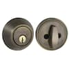 Defiant Antique Brass Single Cylinder Deadbolt 32DD81 - The Home Depot