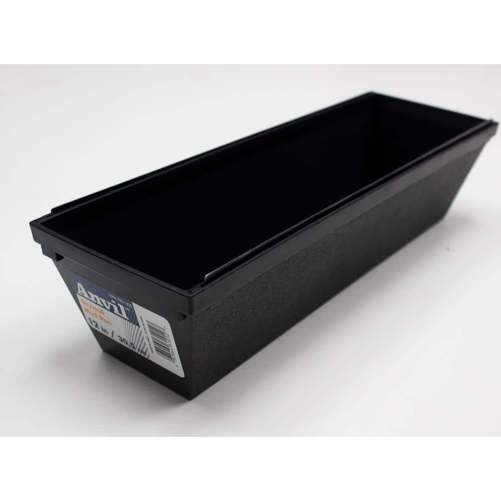 Anvil 12 in. Plastic Mud Pan with Metal Wiping Guards MP-ANV N - The ...