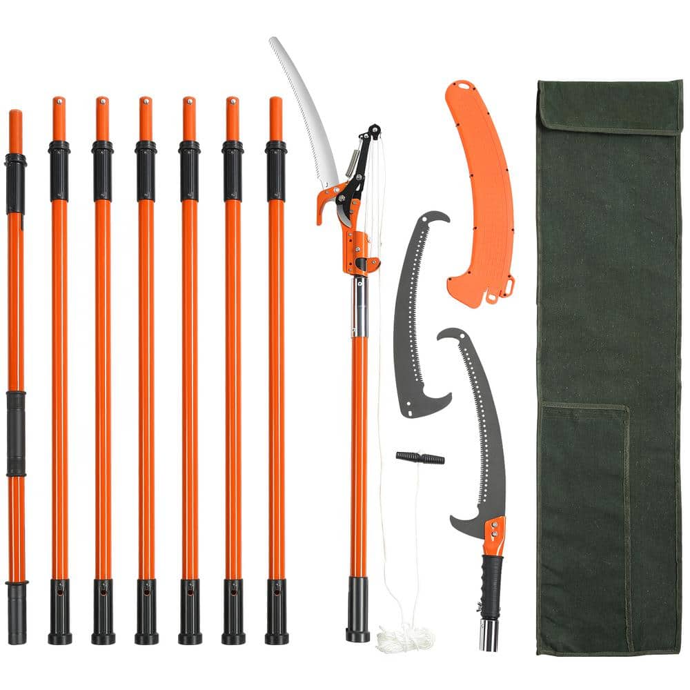 VEVOR Blade Length 46.06 in. Manual Pruning Saw, 7.3 ft. to VEVOR Blade Length 46.06 in. Manual Pruning Saw, 7.3 ft. to