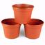 TEKU 6 in. Plastic Round Pot (6-Pack) TO15DO606