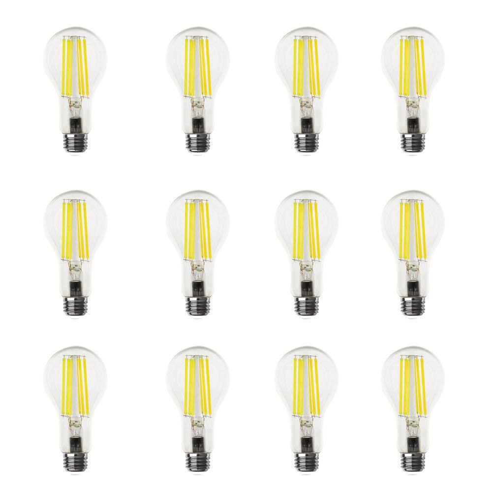 Feit Electric 150-Watt Equivalent A21 Dimmable Clear Glass Filament E26 ...