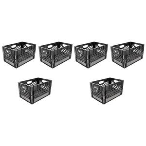 Juggernaut Storage 16 qt. Storage Box in Black with Handles (2-Pack) 2 ...