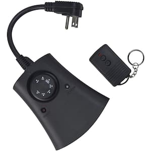 Woods 8.3-Amp 24-Hour Outdoor Plug-In Wireless Remote Timer with ...