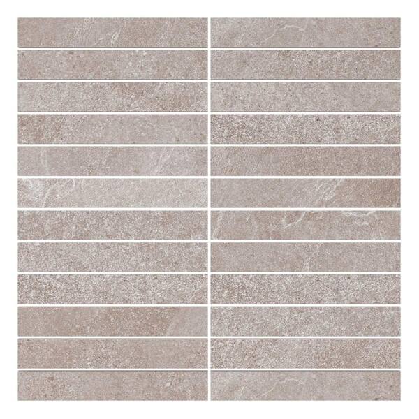 Ivy Hill Tile Monolith Caramel Brown 3.93 in. x 0.35 in. Stacked Matte ...