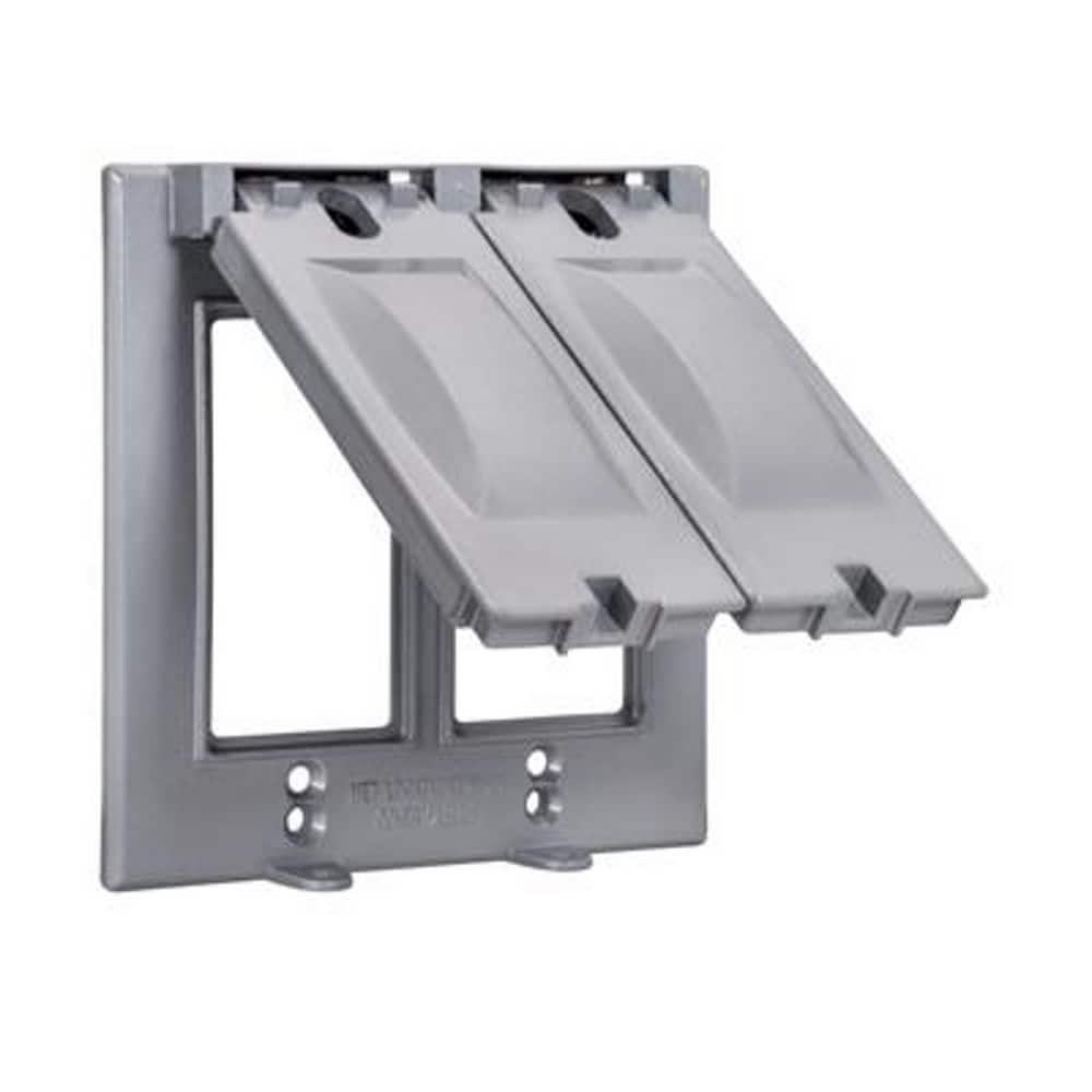 Southwire Weatherproof Vertical GFCI Double Gang Cover WCV2GFI - The ...