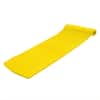TRC Recreation Serenity Yellow Thick Foam Mat Raft Lounger Pool Float ...