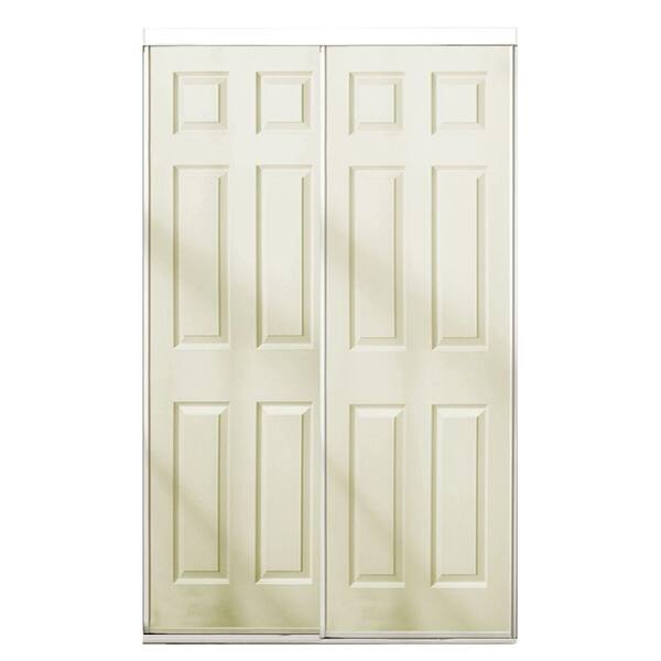 Contractors Wardrobe 60 in. x 81 in. Colonial Steel Framed Prime Coated ...