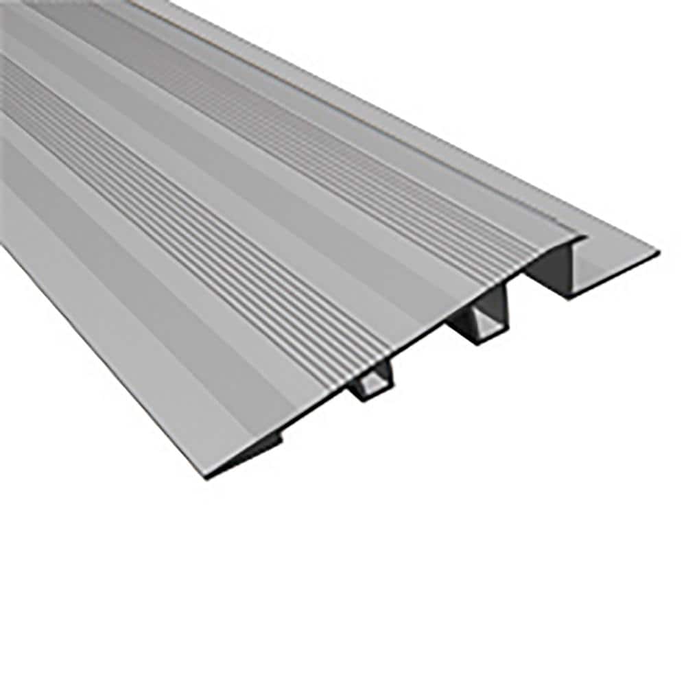 EMAC Novonivel Forte Matt Silver 1/2 in. x 98-1/2 in. Aluminum Tile ...