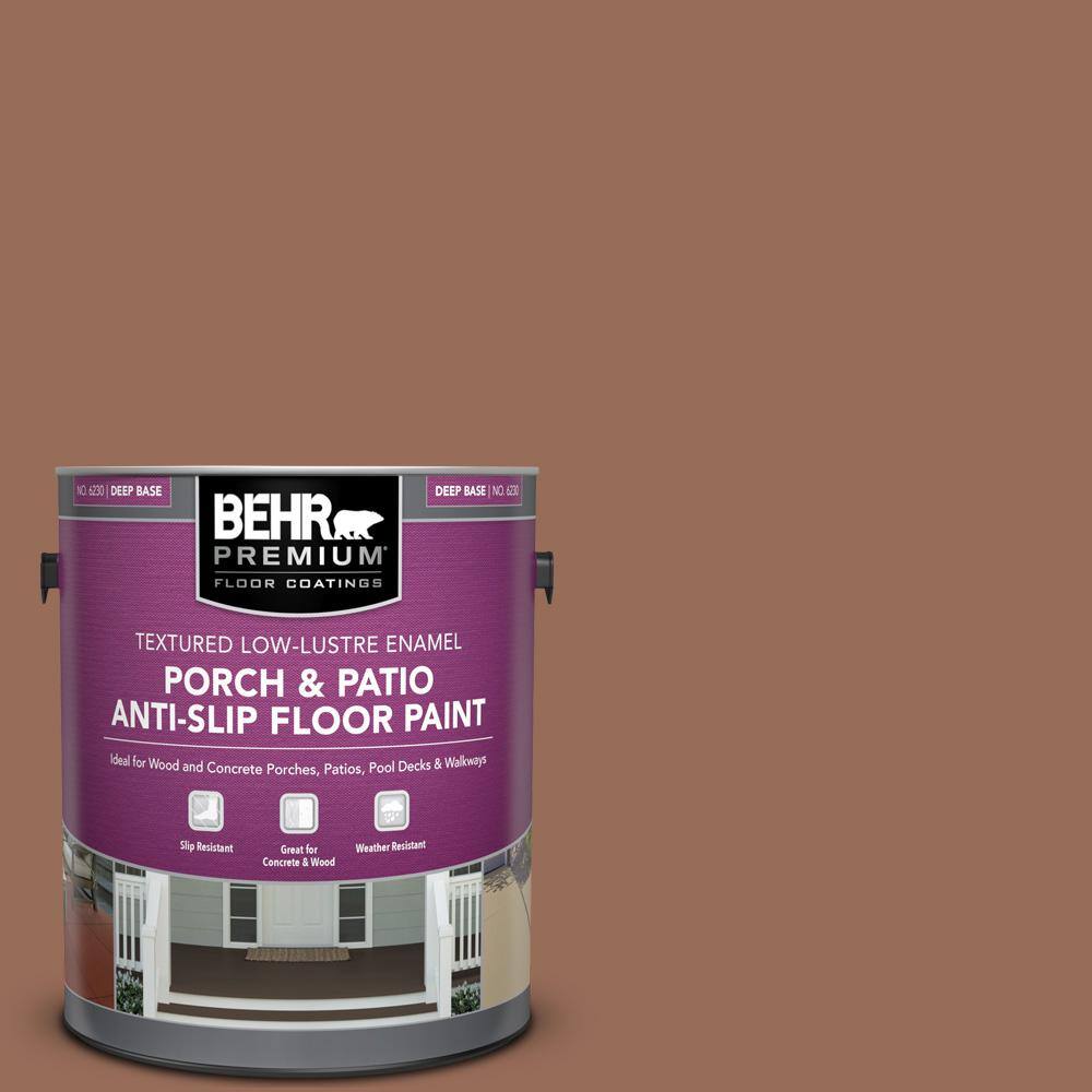 BEHR PREMIUM 1 gal. #S200-6 Timeless Copper Textured Low-Lustre Enamel ...