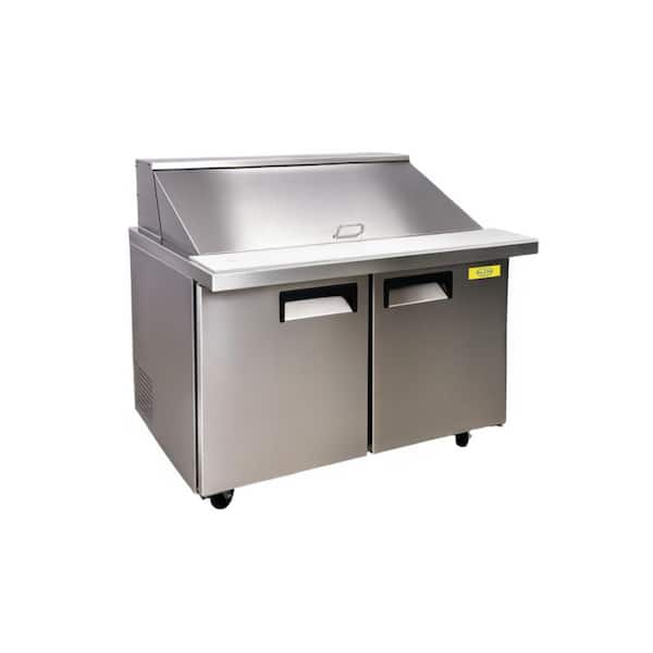 Elite Kitchen Supply 47 in. W 9.5 cu. ft. Commercial Sandwich Prep ...