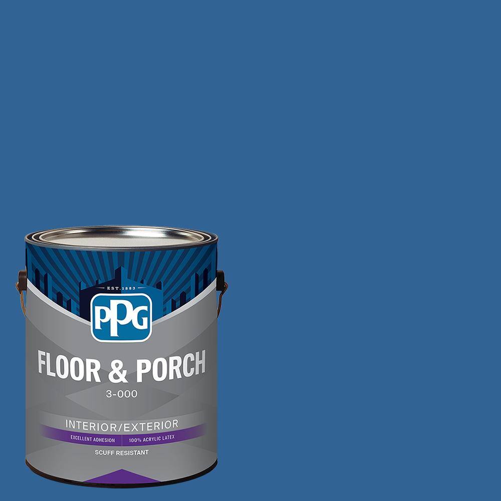 PPG 1 gal. PPG1162-6 Teeny Bikini Satin Interior/Exterior Floor and ...