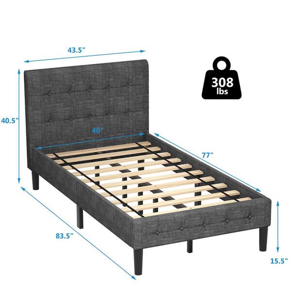 Twin bed headboard size store