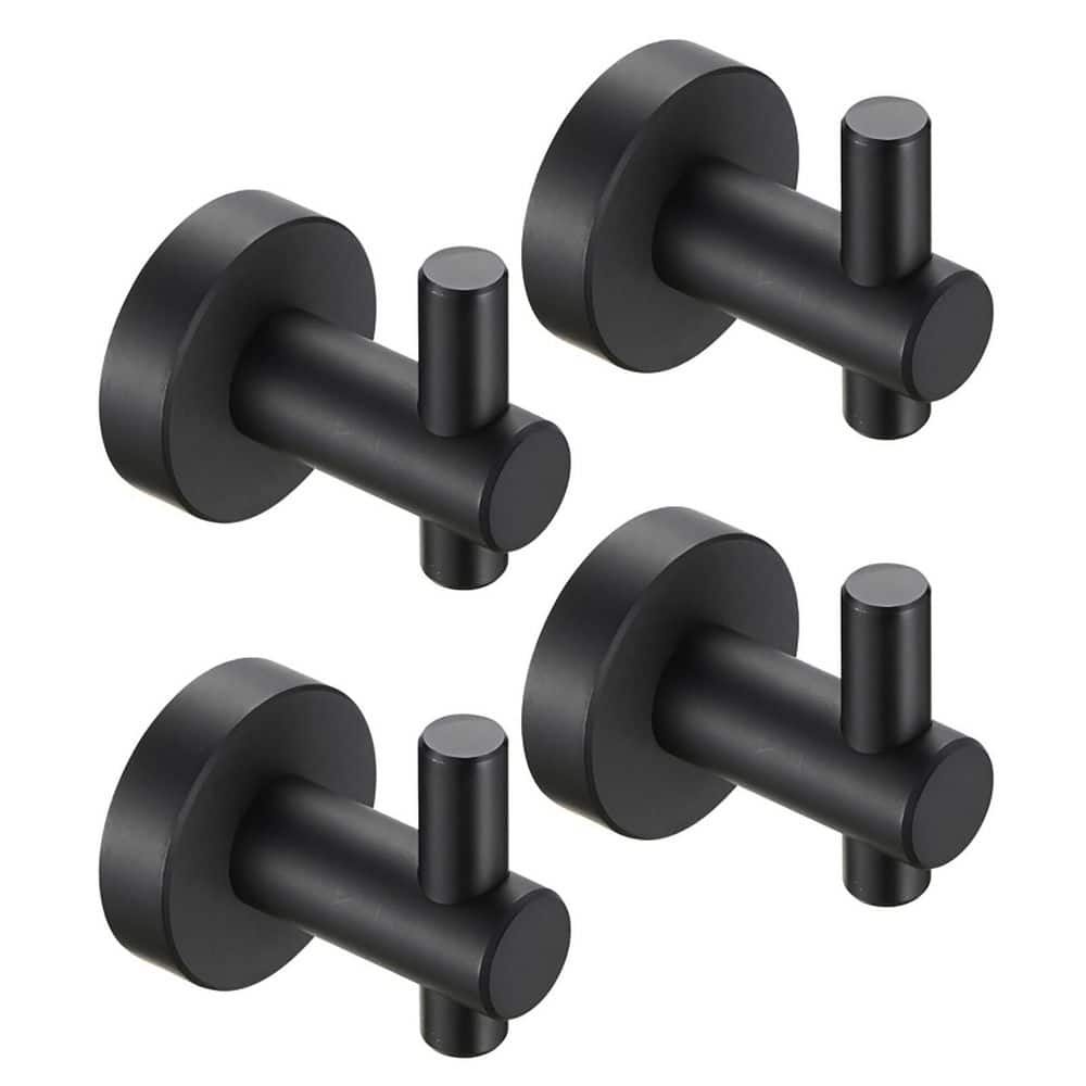 Tahanbath J-Hook Bath Hook in Matte Black Z-T3177P280079 - The Home Depot