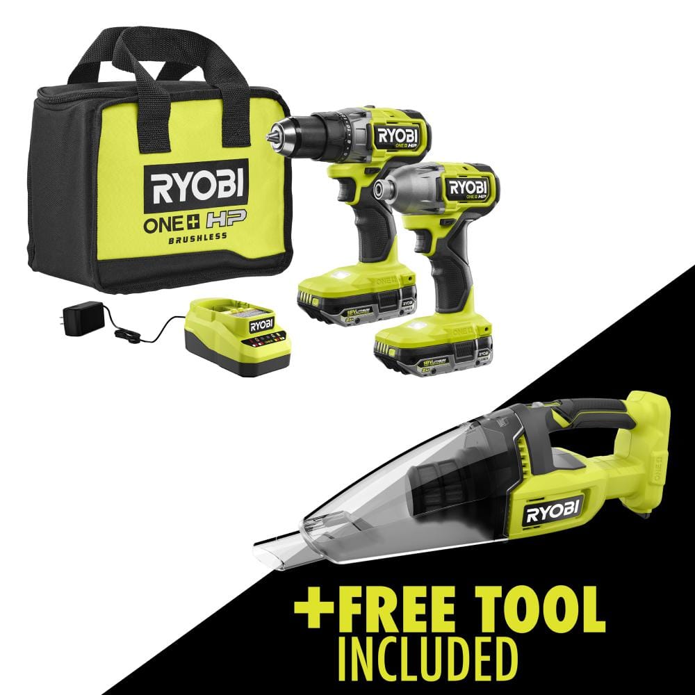 Reviews for RYOBI ONE+ HP 18V Brushless Cordless 2-Tool Combo Kit w/(2 ...