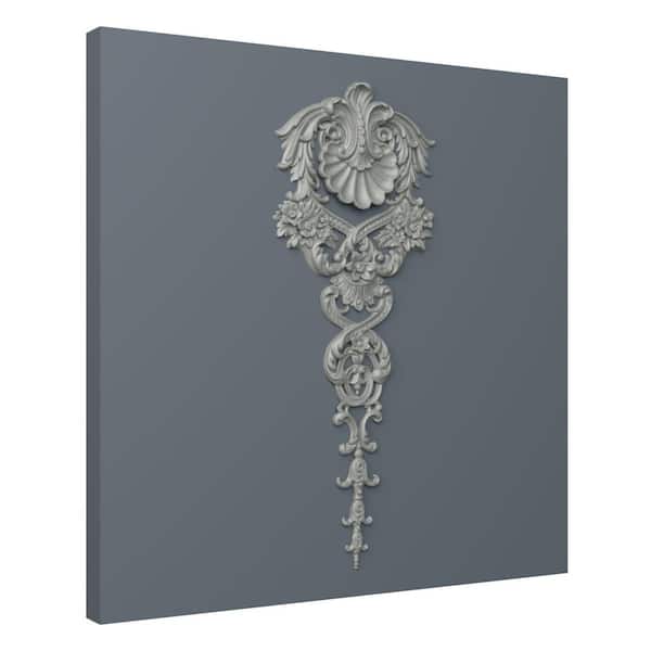 Ekena Millwork 1.13 in. x 14.75 in. x 35.375 in. Polyurethane Applique ...