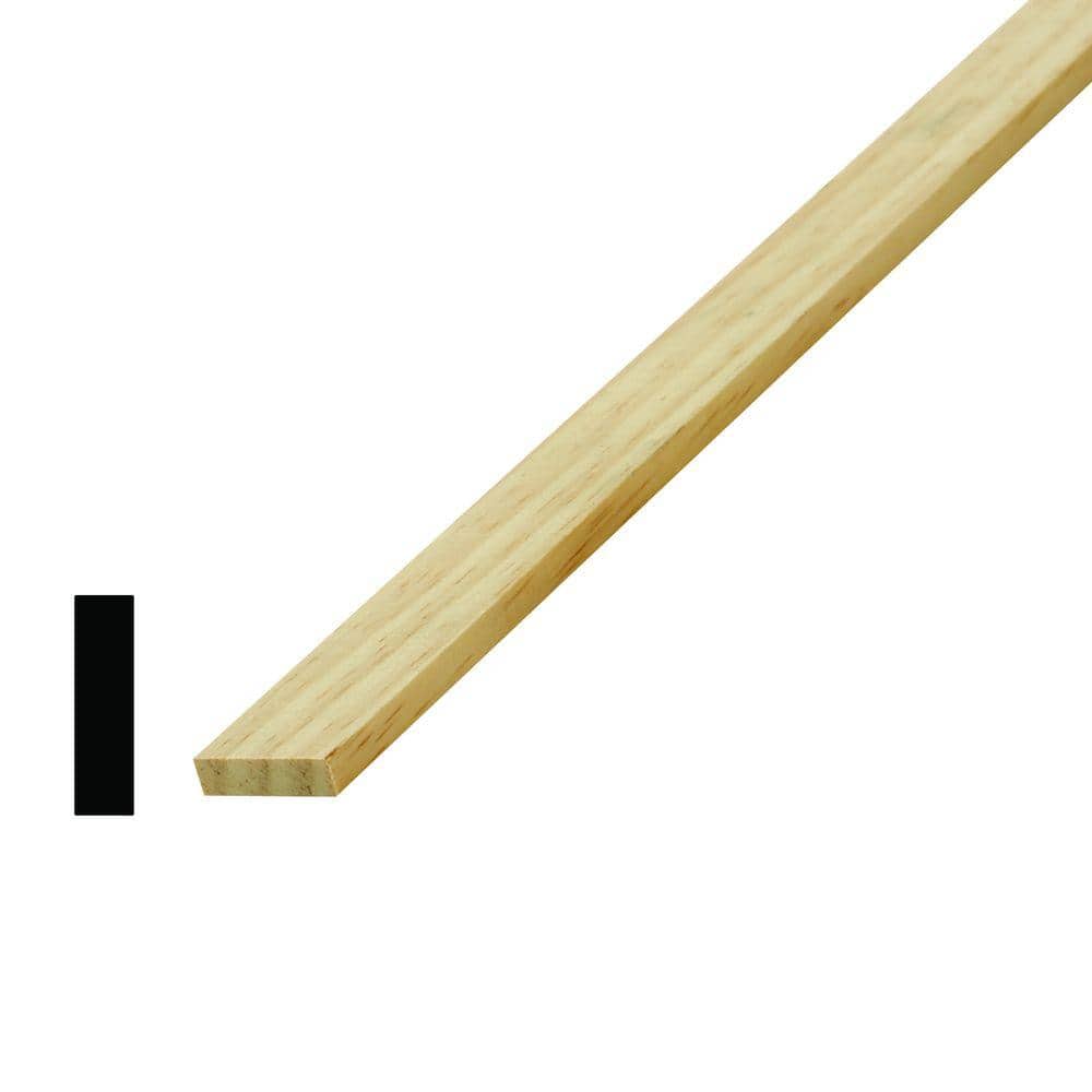 Alexandria Moulding WM 269 1/4 in. x 7/8 in. Pine Lattice Molding 02873 ...