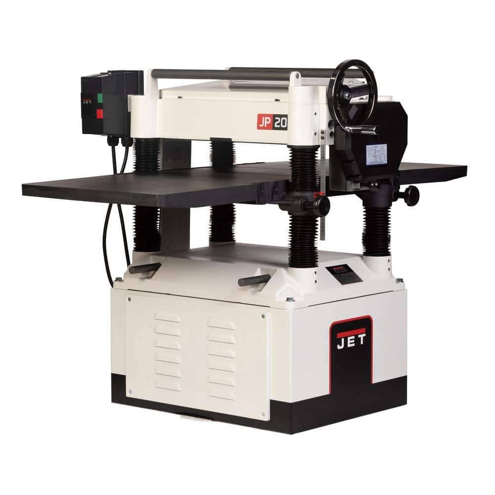 Jet 20 in. Helical Cutterhead Planer with Jetblack Performance Coating ...