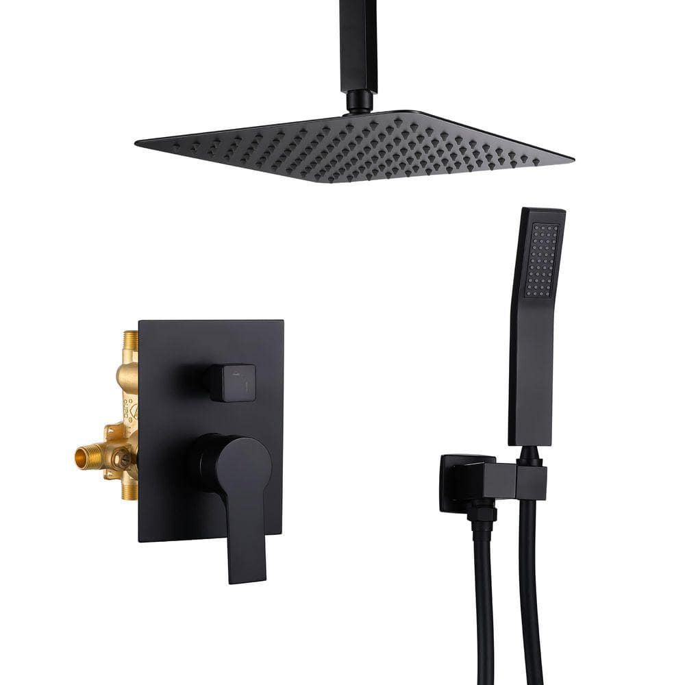 AIMADI Single Handle 1-Spray Ceiling Mounted Shower Faucet 1.8 GPM with ...