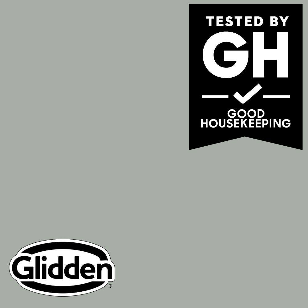 Glidden Premium 1 gal. PPG1033-4 Light Drizzle Flat Interior Latex ...
