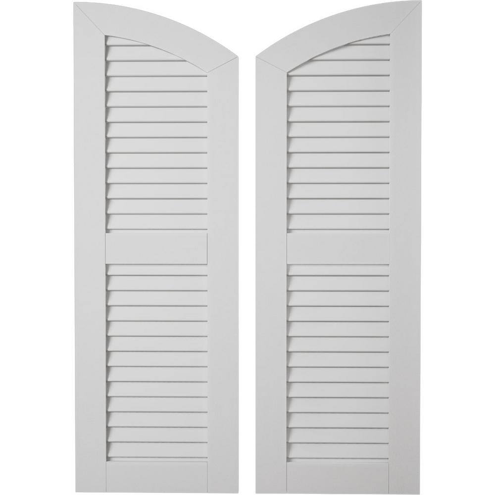 Ekena Millwork Timberthane 15 in. W x 36 in. H Louver Polyurethane ...