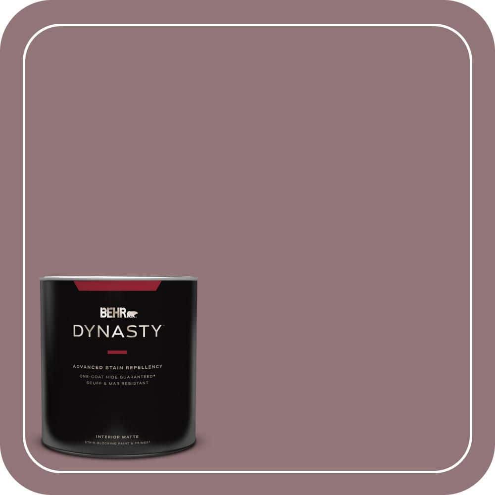 BEHR DYNASTY 1 qt. #110F-5 Phantom Hue Matte Interior Stain-Blocking ...