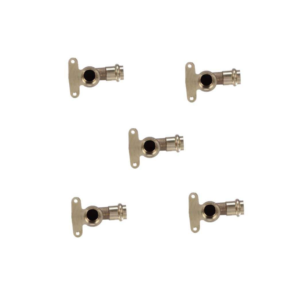 Viega ProPress 1/2 in. Press x FPT Zero-Lead Bronze 90-Degree Hi Ear ...