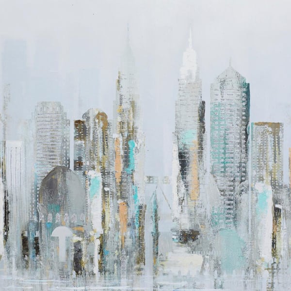 Abstract Paintings Of Buildings