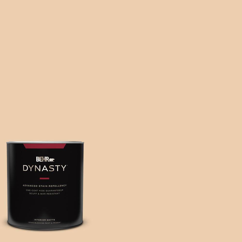 BEHR DYNASTY 1 qt. #S270-2 Chai Matte Interior Stain-Blocking Paint ...