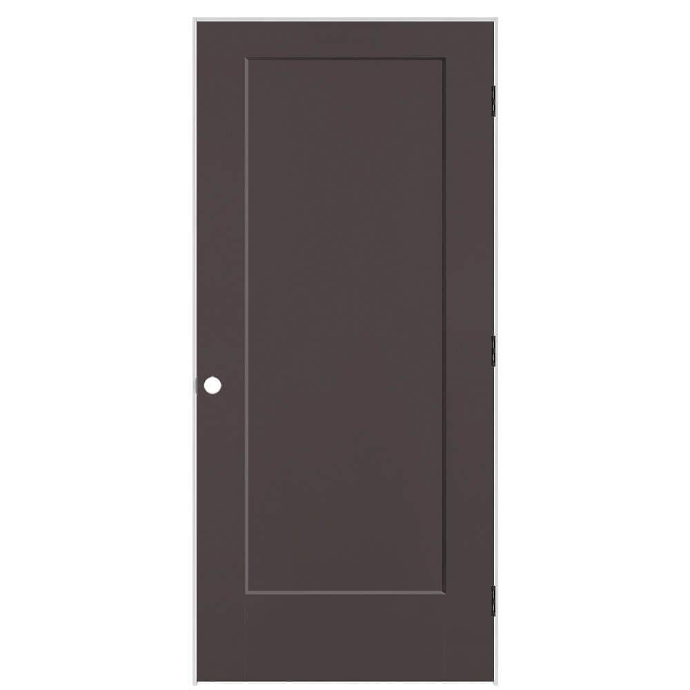 Masonite 36 in. x 80 in. 1-Panel Lincoln Park Left-Hand Solid Core ...
