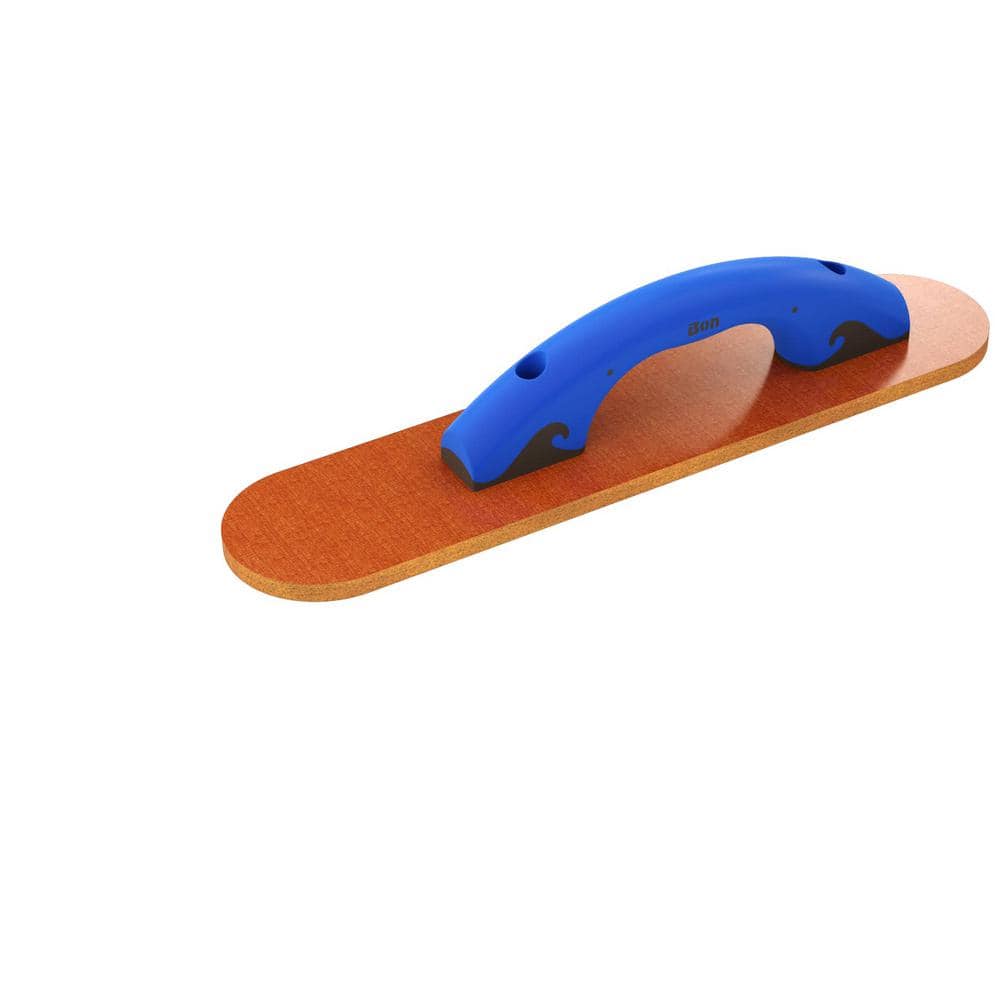 Bon Tool 16 in. x 3-1/2 in. Round End Laminated Canvas-Resin Float with ...