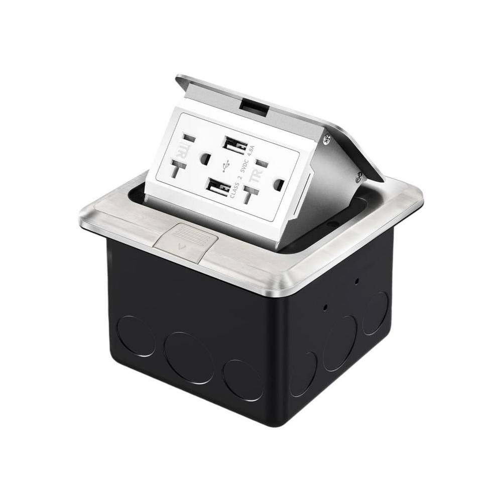 Stainless Steel Electrical Outlets PratiKa Prise 10/16A 2P+T 250V