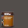 BEHR 1 gal. #PPU24-02 Berry Brown Flat Multi-Surface Exterior Roof ...