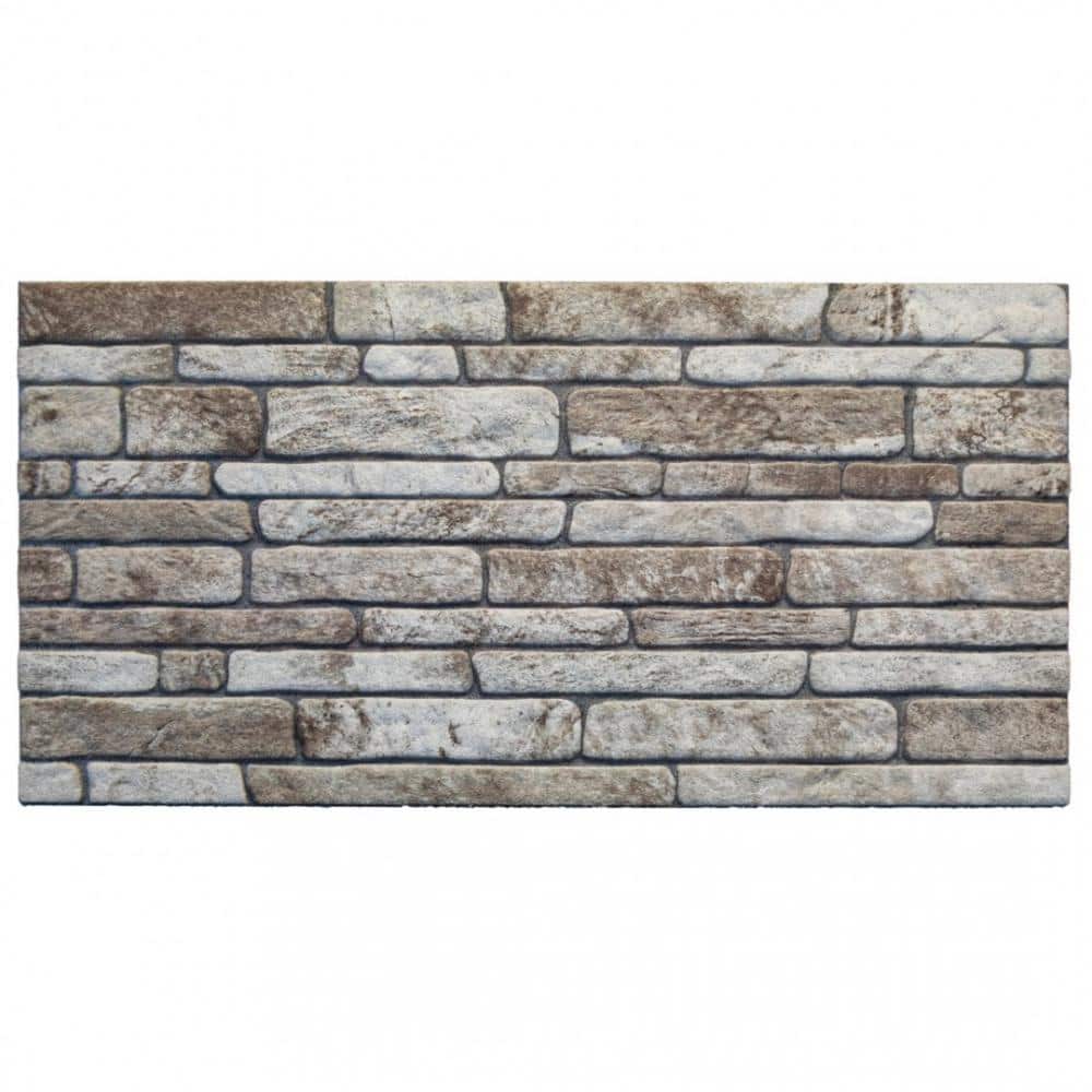 Dundee Deco Falkirk Uffcott 4/5 in. x 3-1/4 ft. x 1-3/5 ft. Light Brown ...