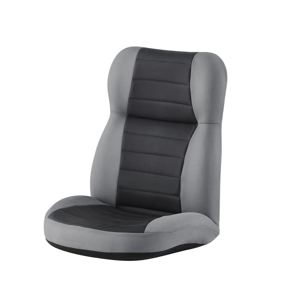 Loungie Laurence Grey Chair 5 Adjustable Back Positions, 3 Headrest ...