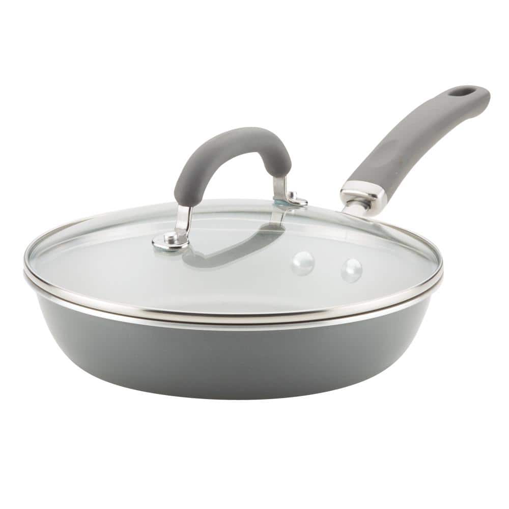 Rachael Ray Create Delicious 9.5 in. Aluminum Nonstick Covered Deep ...