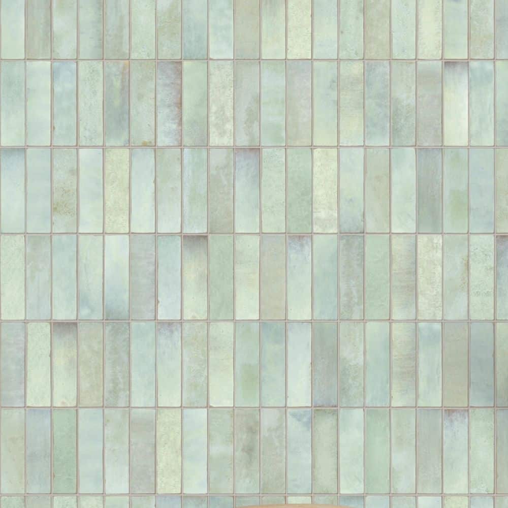 Giorbello Spanish Artis Sage 12 in. x 24 in. Glazed Porcelain Wall Tile ...