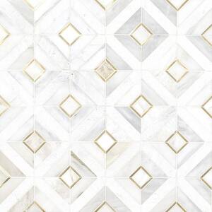 MSI Take Home Tile Sample-Verona Gold Pattern 4 in. x 4 in. Honed Multi ...
