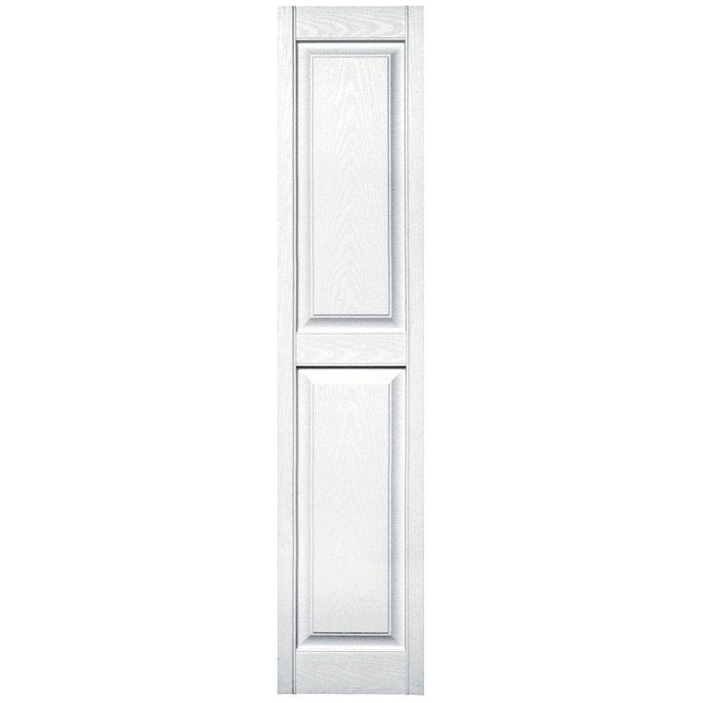Reviews for Builders Edge 15 in. x 71 in. Raised Panel Vinyl Exterior ...