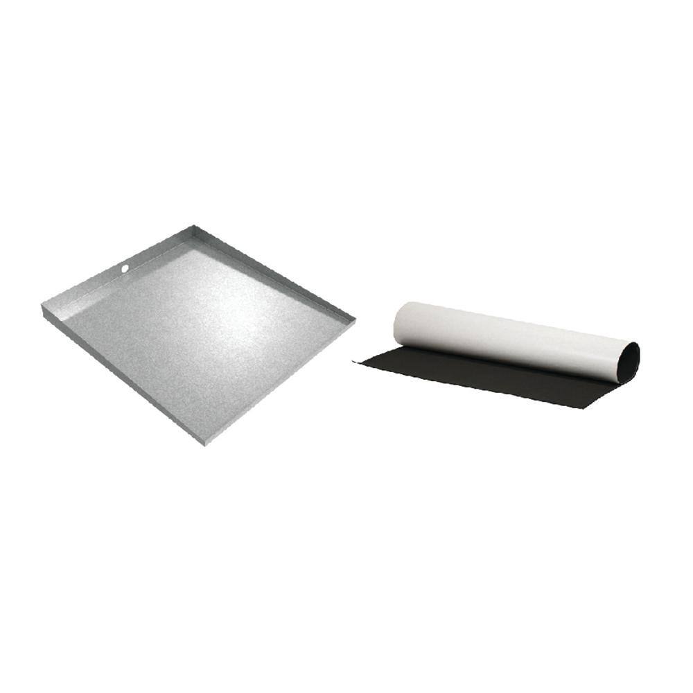 Killarney Metals Front-Load Washer Floor Tray with Drain and Anti ...