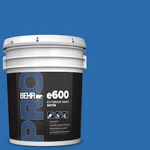 BEHR PRO 5 gal. #MQ4-24 Electric Blue Low Luster Exterior Paint PR62305 ...