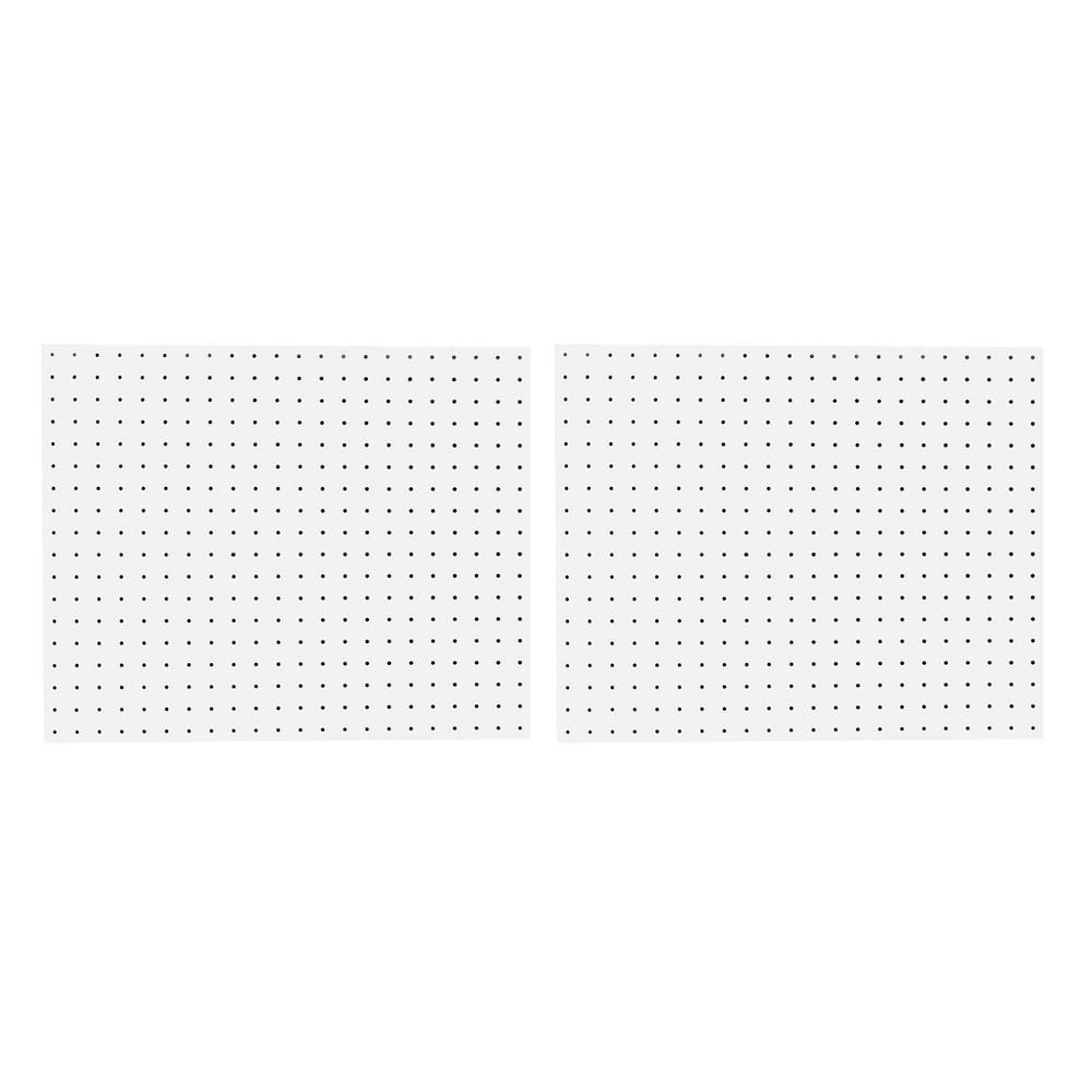 Triton Products DuraBoard 22 in. W x 18 in. H 3/16 in. Hole White ...