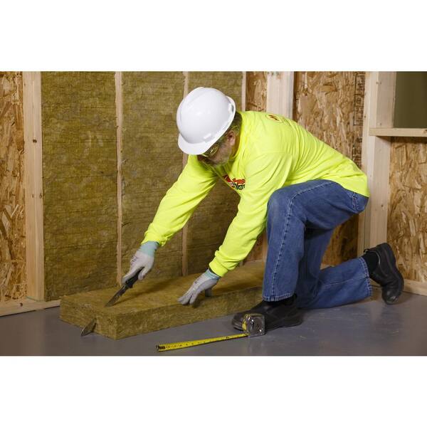 Owens Corning 15 in. x 47 in. R15 Thermafiber Fire and Sound Guard Plus ...