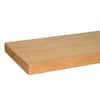 Builders Choice 1 in. x 6 in. x 8 ft. S4S Cherry Board (2-Pack ...
