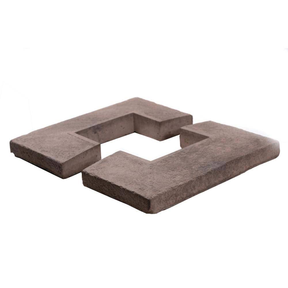 Reviews for ClipStone Smoke Peaked Split Column CapStone 18 in x 18 in ...