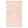 nuLOOM Savannah Moroccan Fringe Pink 5 ft. x 8 ft. Area Rug SPMO01E-508 ...